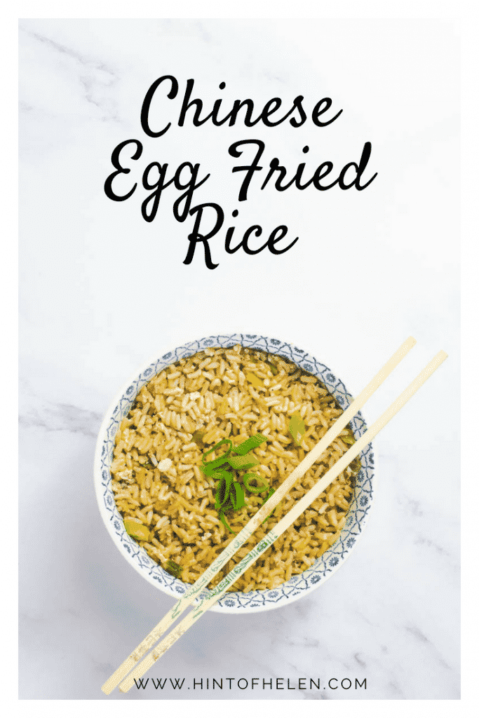 Chinese Egg Fried Rice Recipe | Easy & Healthy | Hint Of Helen