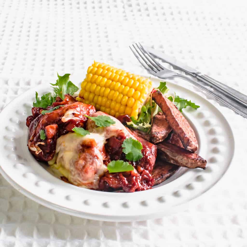 Actifry Hunters Chicken Recipe| BBQ Chicken & Bacon | Hint Of Helen