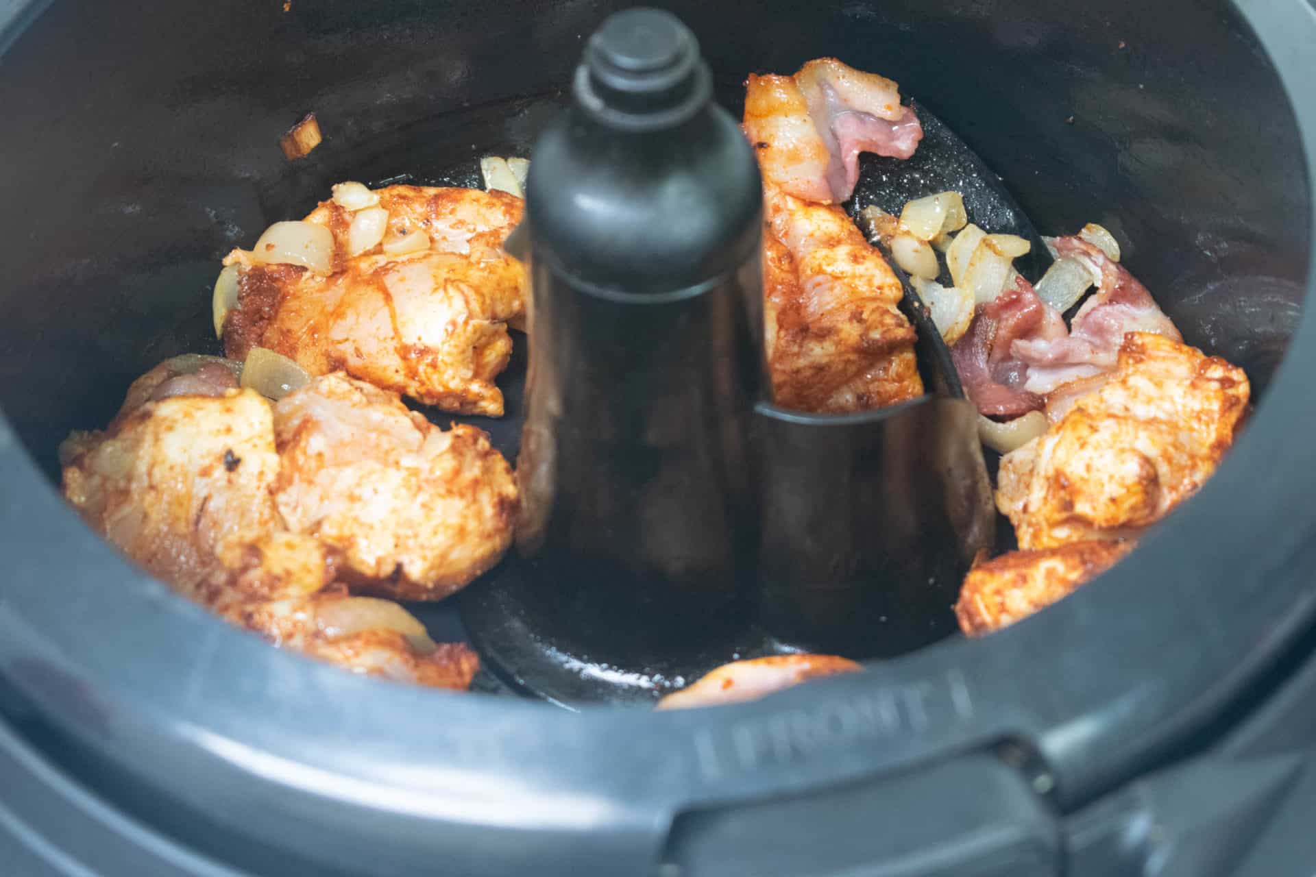 Actifry Hunters Chicken Recipe| BBQ Chicken & Bacon | Hint Of Helen