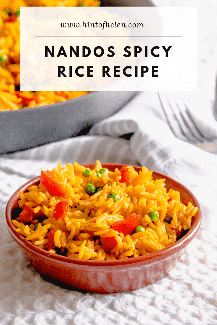 Nando's Spicy Rice Recipe Takeaway | Hint of Helen