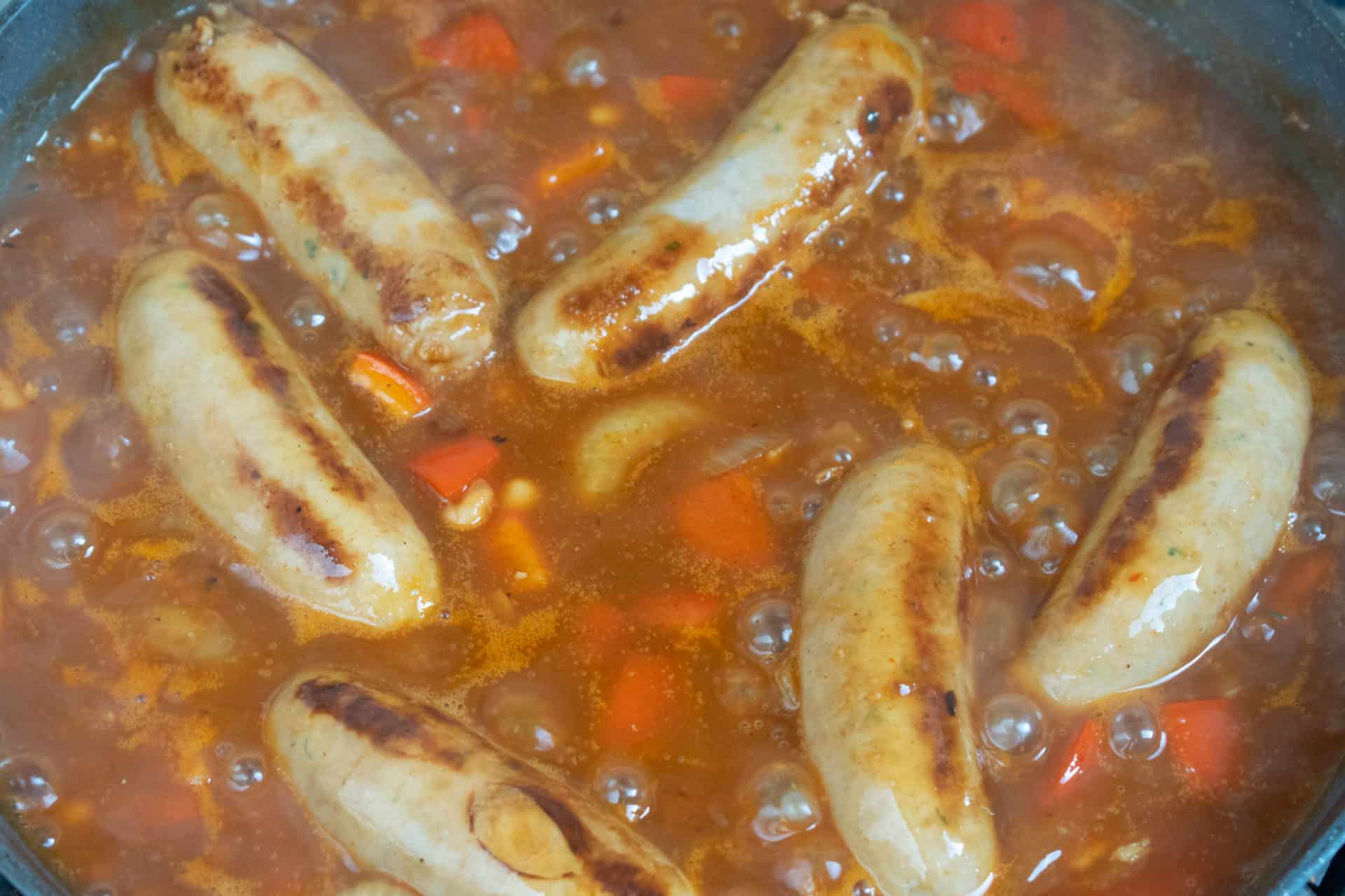 Sausage & Bean Stew Recipe | Easy & Delicious | Hint Of Helen