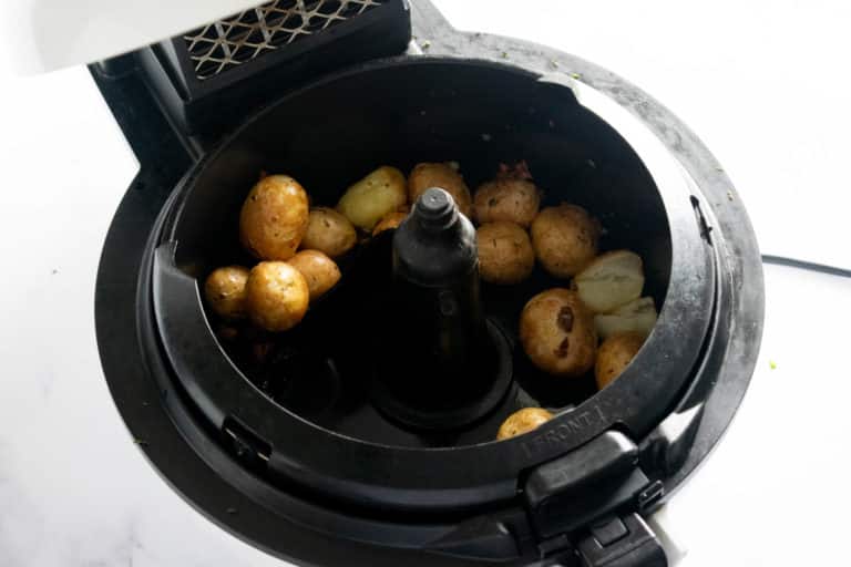 Actifry Garlic & Chive Potato Recipe | Hint Of Helen