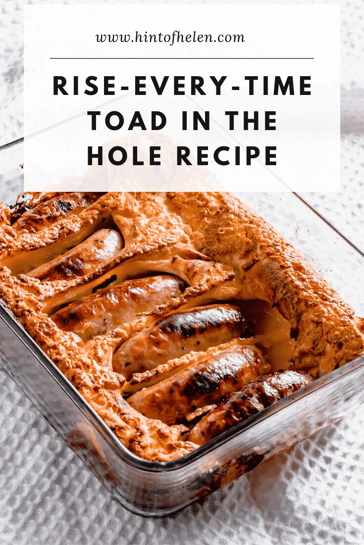 Toad In The Hole Recipe | Rise Every Time | Hint Of Helen