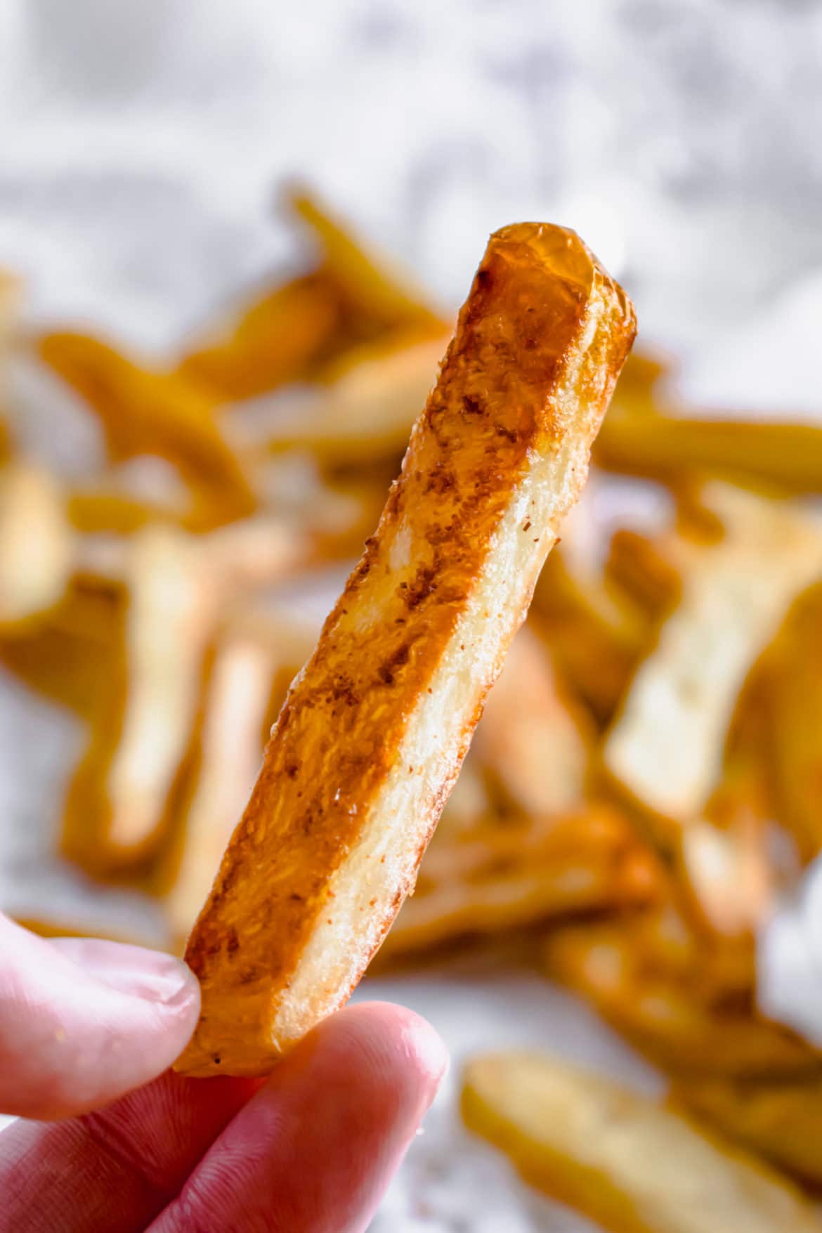 Skin on Fries (Oven Baked) Recipe | Easy Homemade | Hint Of Helen