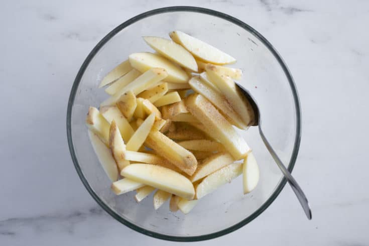 Skin on Fries (Oven Baked) Recipe | Easy Homemade | Hint Of Helen