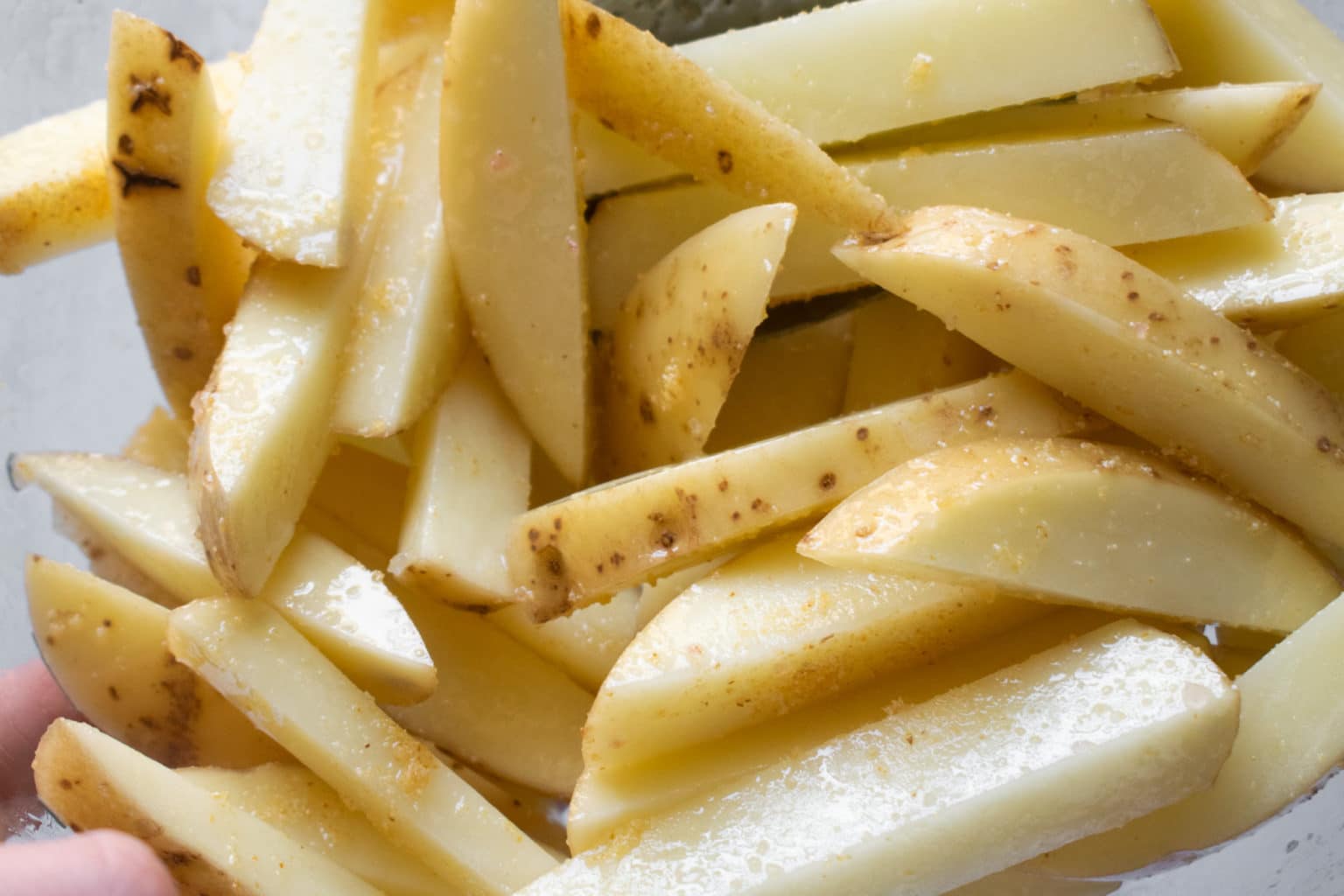 Skin on Fries (Oven Baked) Recipe | Easy Homemade | Hint Of Helen