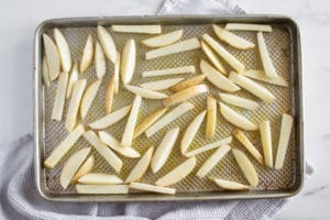 Skin on Fries (Oven Baked) Recipe | Easy Homemade | Hint Of Helen