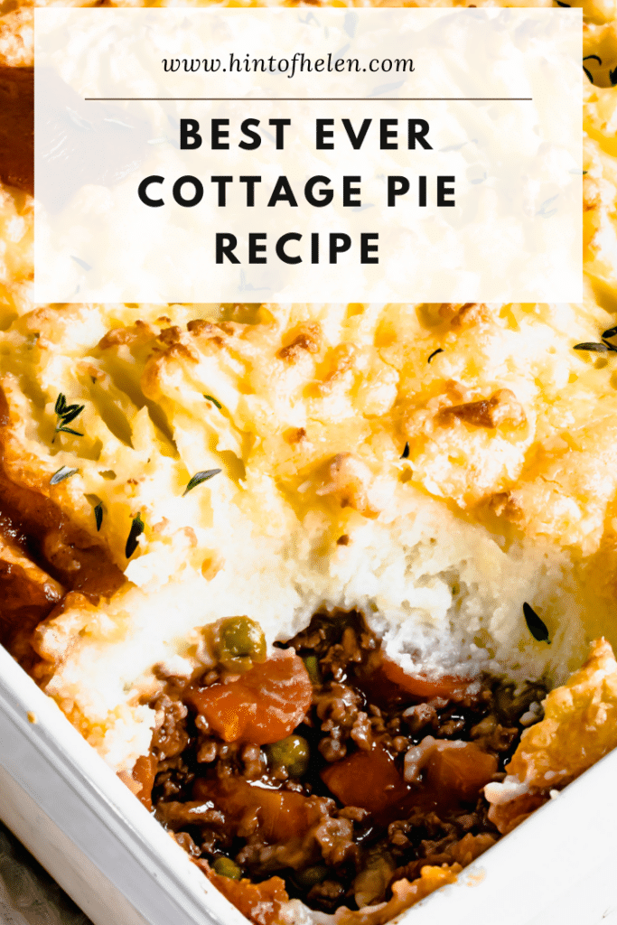 Best Ever Cottage Pie Recipe | Comfort Food | Hint Of Helen