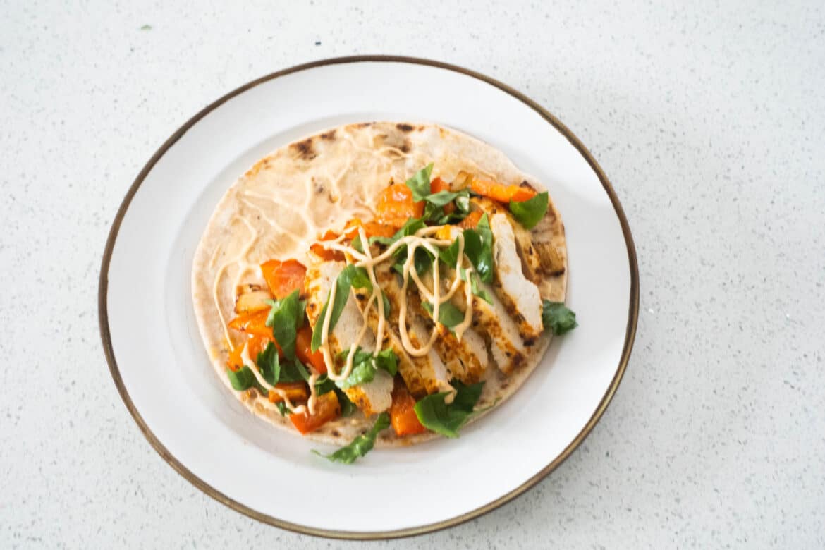 Peri Peri Chicken Wraps & Chips | Ninja Dual Air Fryer | Hint Of Helen