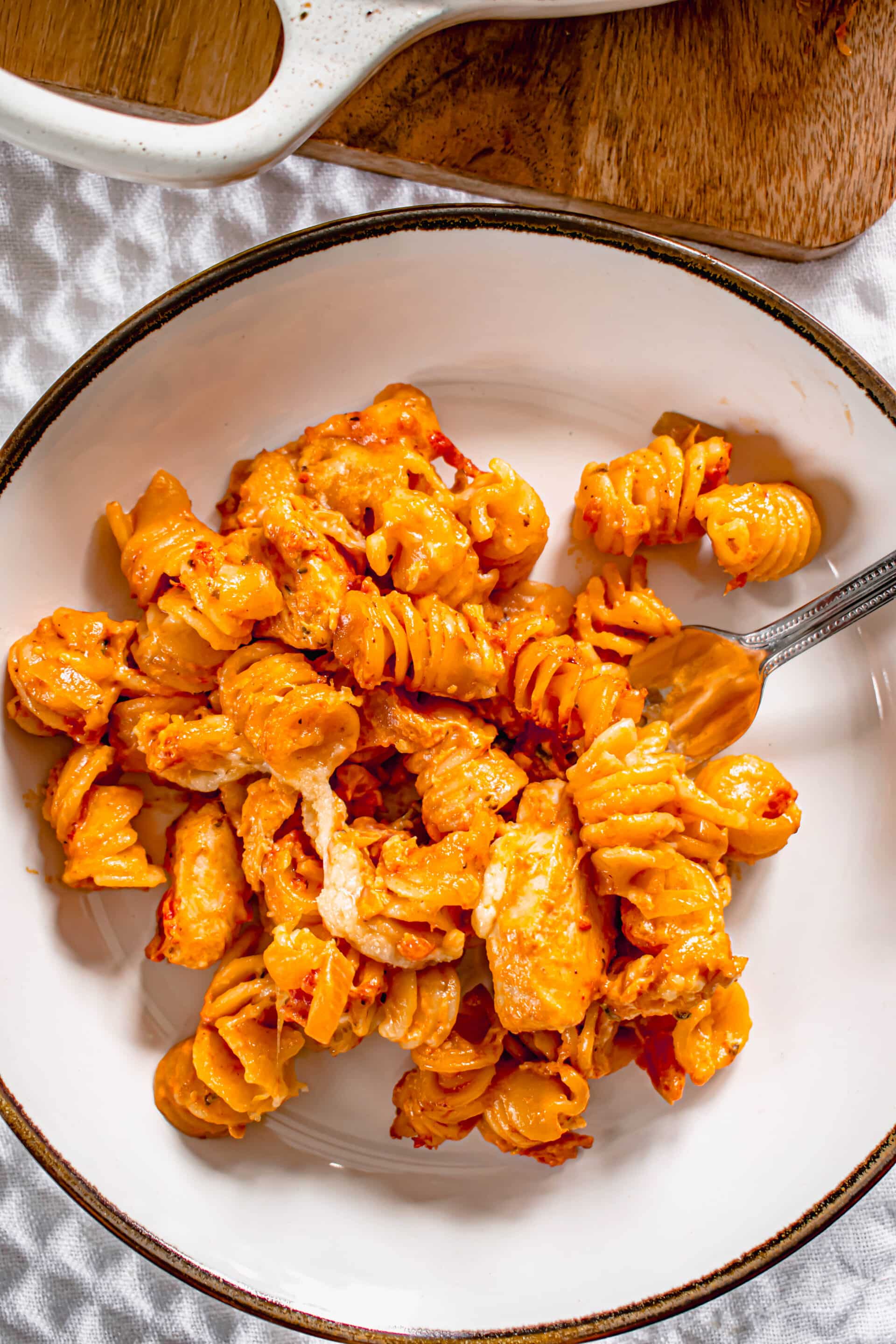 Easy Chicken Pasta Bake With Mascarpone & Tomato | Hint Of Helen