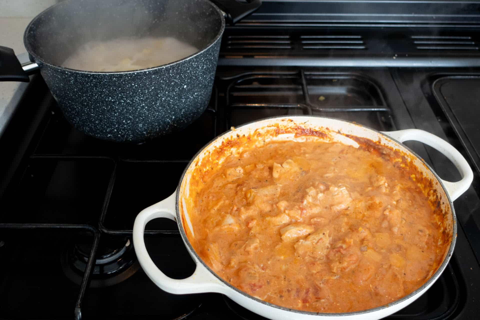 Easy Chicken Pasta Bake With Mascarpone & Tomato | Hint Of Helen
