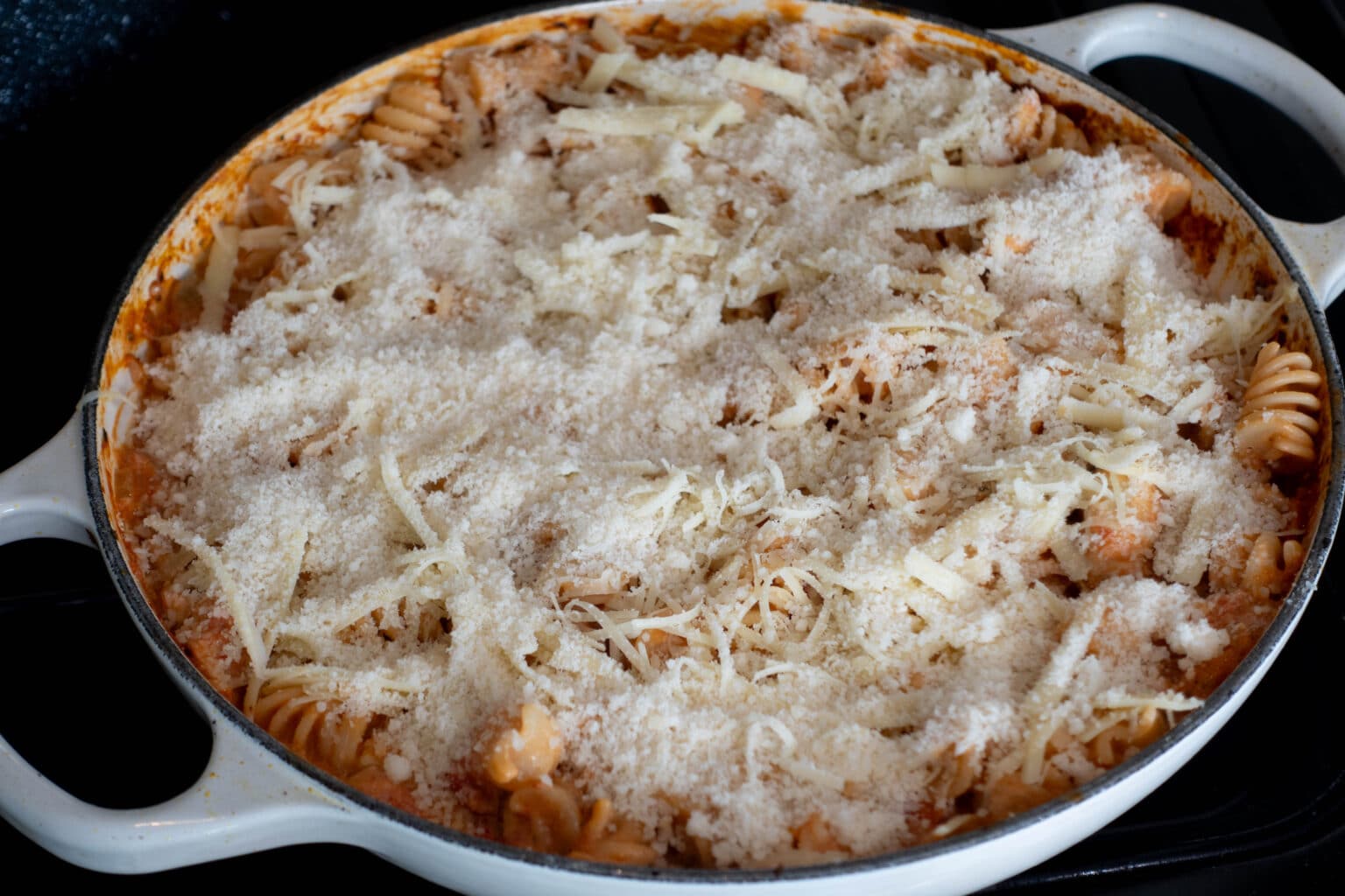 Easy Chicken Pasta Bake With Mascarpone & Tomato | Hint Of Helen