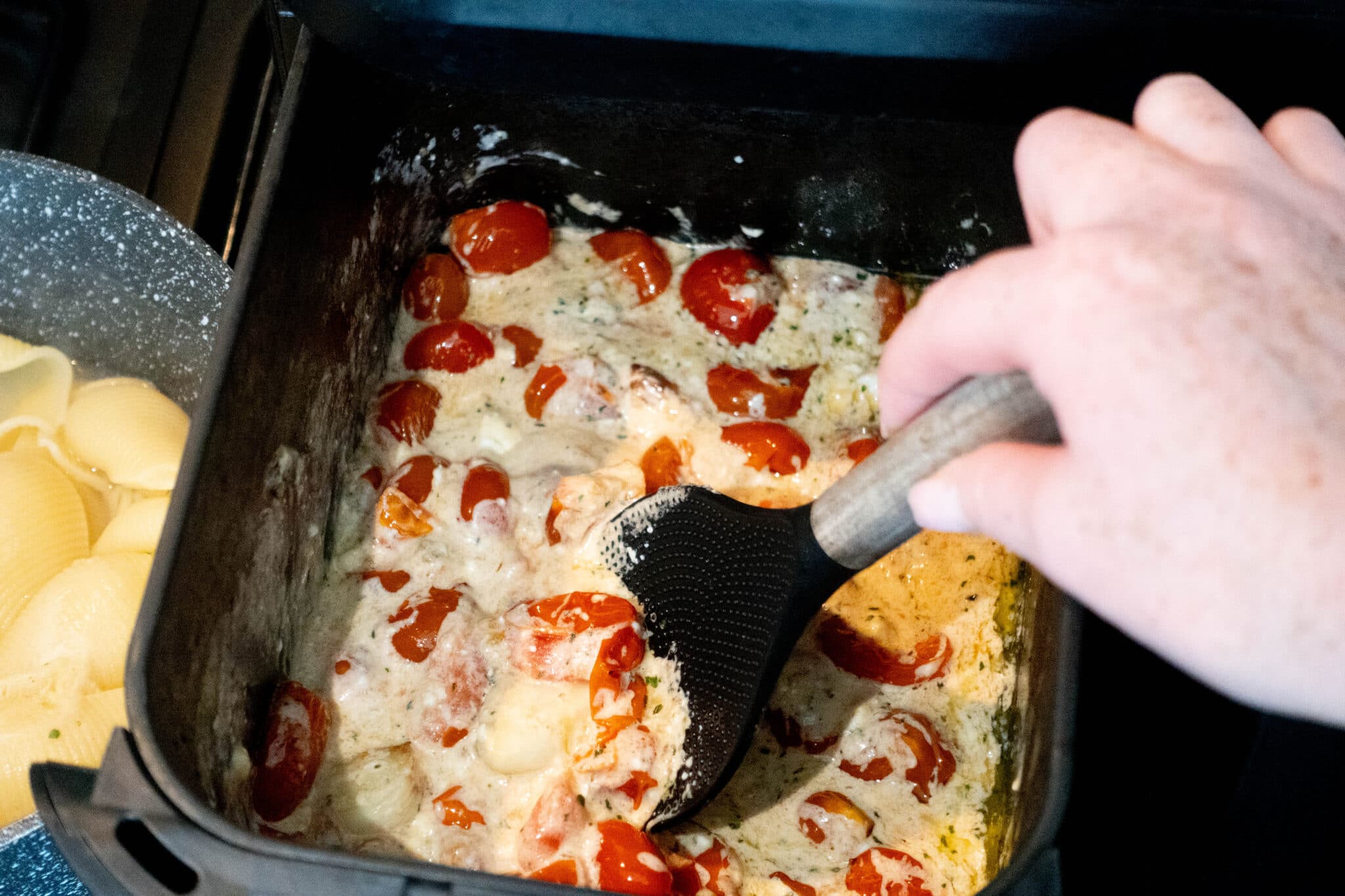 Tomato & Feta Pasta | Ninja Dual Air Fryer Recipe | Hint Of Helen