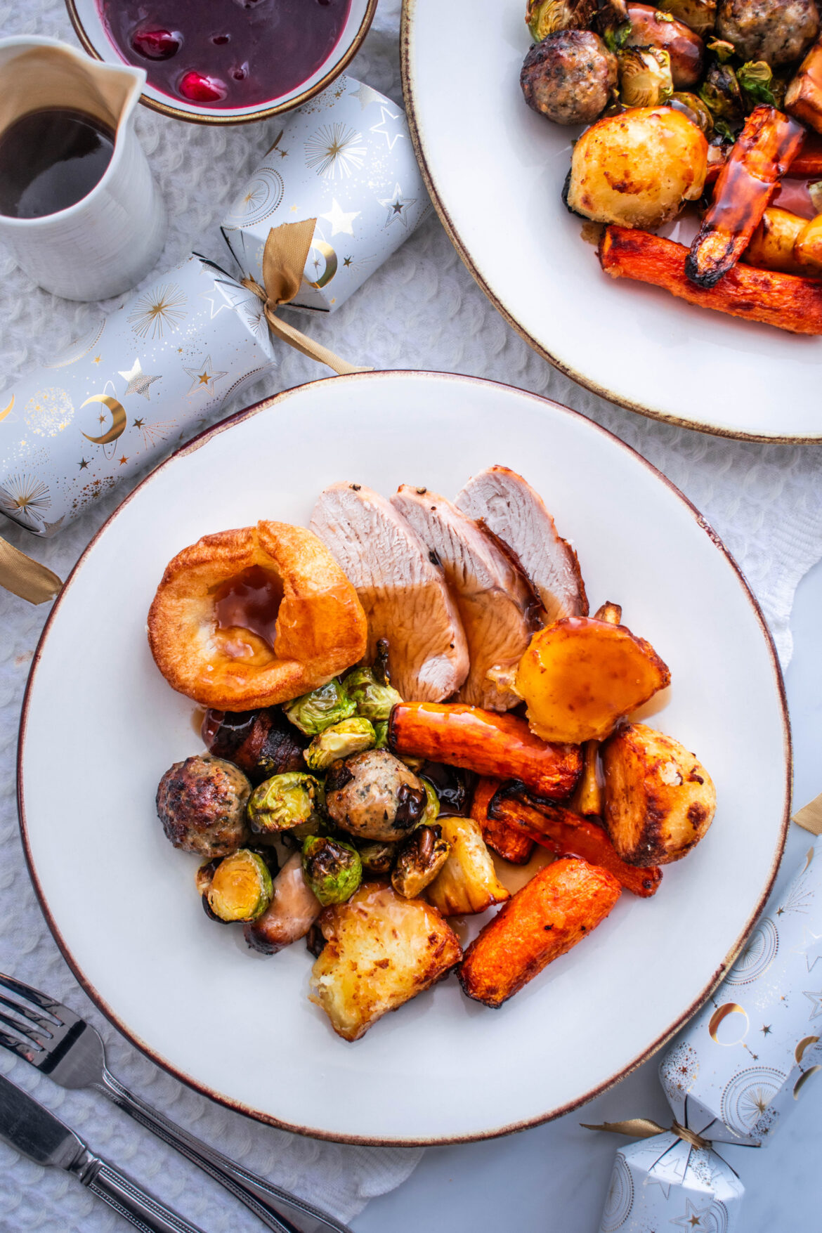 Christmas dinner for 2 in the Ninja Dual Air Fryer | Hint Of Helen